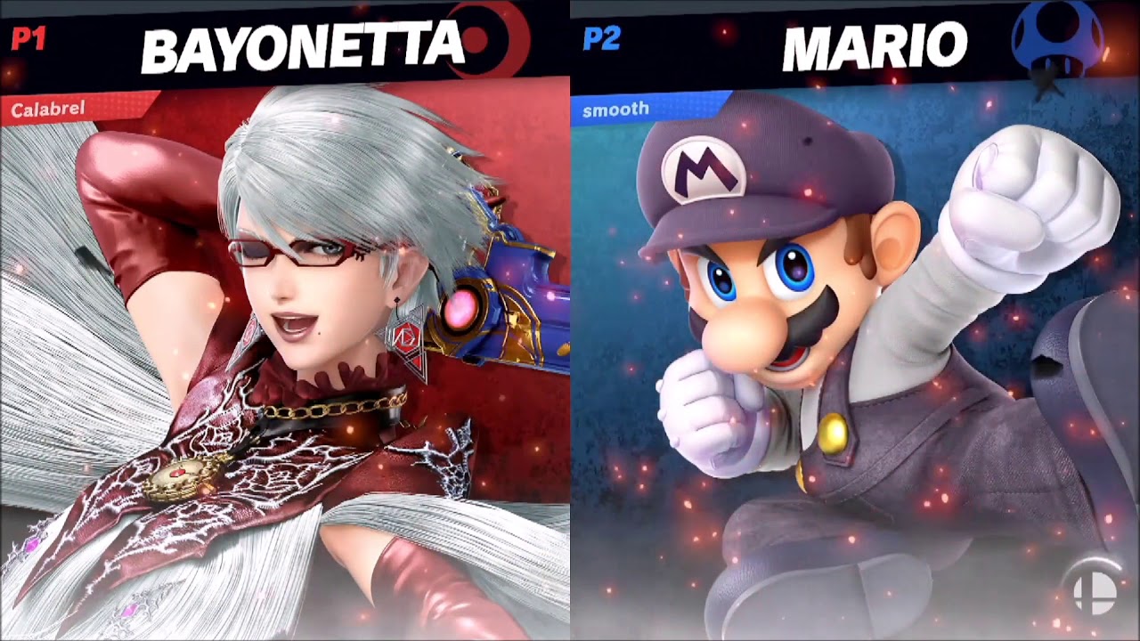 Calabrel (Bayonetta) vs Smooth (Mario) pt. 2 - Smash Ultimate 7.0.0 ...