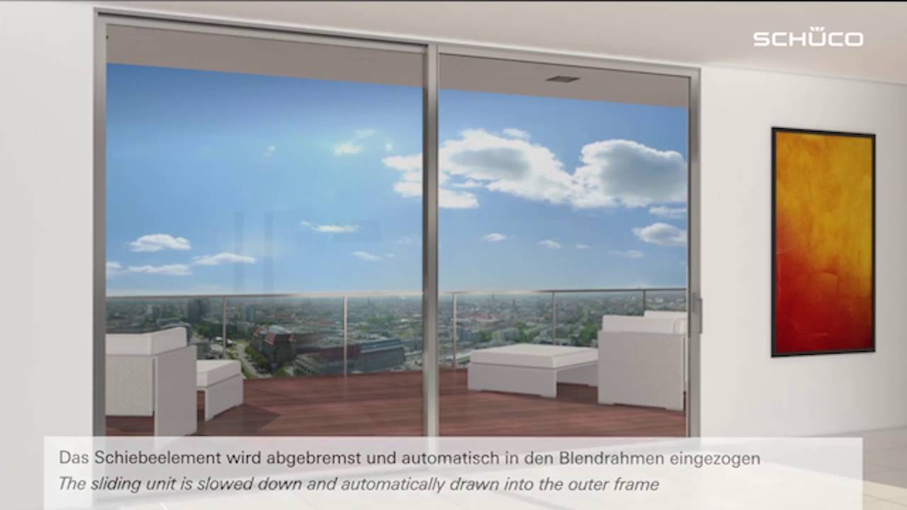 Schuco Patio Doors SmartClose Feature - YouTube