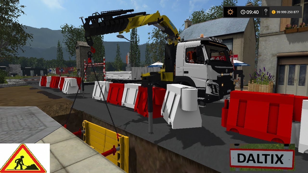 Farming Simulator 17 | Map Daltix V2 Travaux Publics | Épisode 1 - YouTube