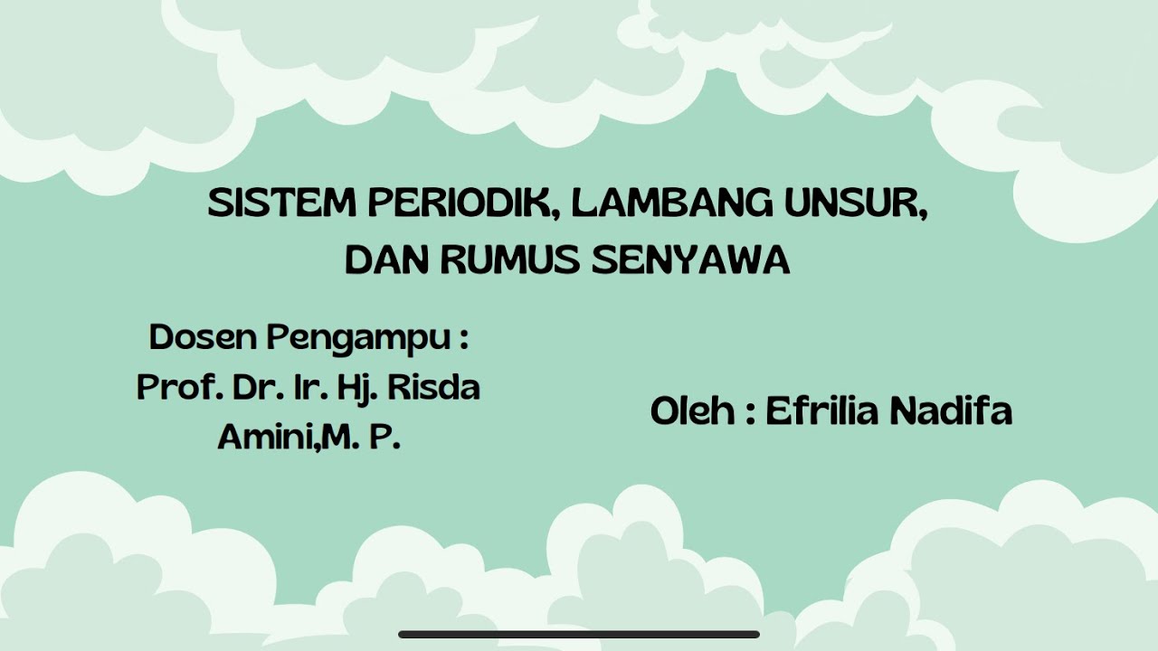 Tugas Konsep Dasar Bumi Antariksa dan Kimia mengenai Sistem Periodik ...