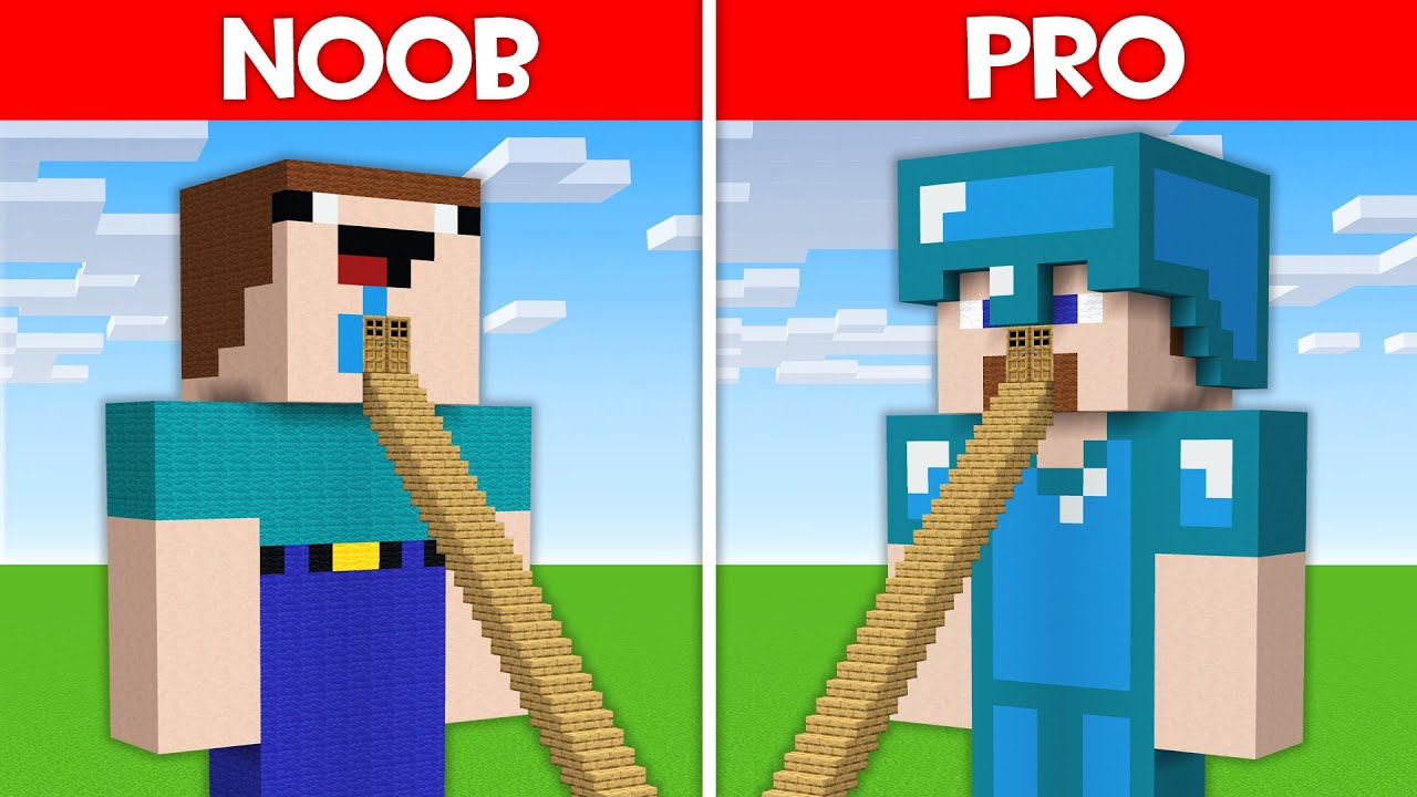 Minecraft Battle: NOOB vs PRO HOUSE BUILD CHALLENGE - NOOB vs PRO vs ...