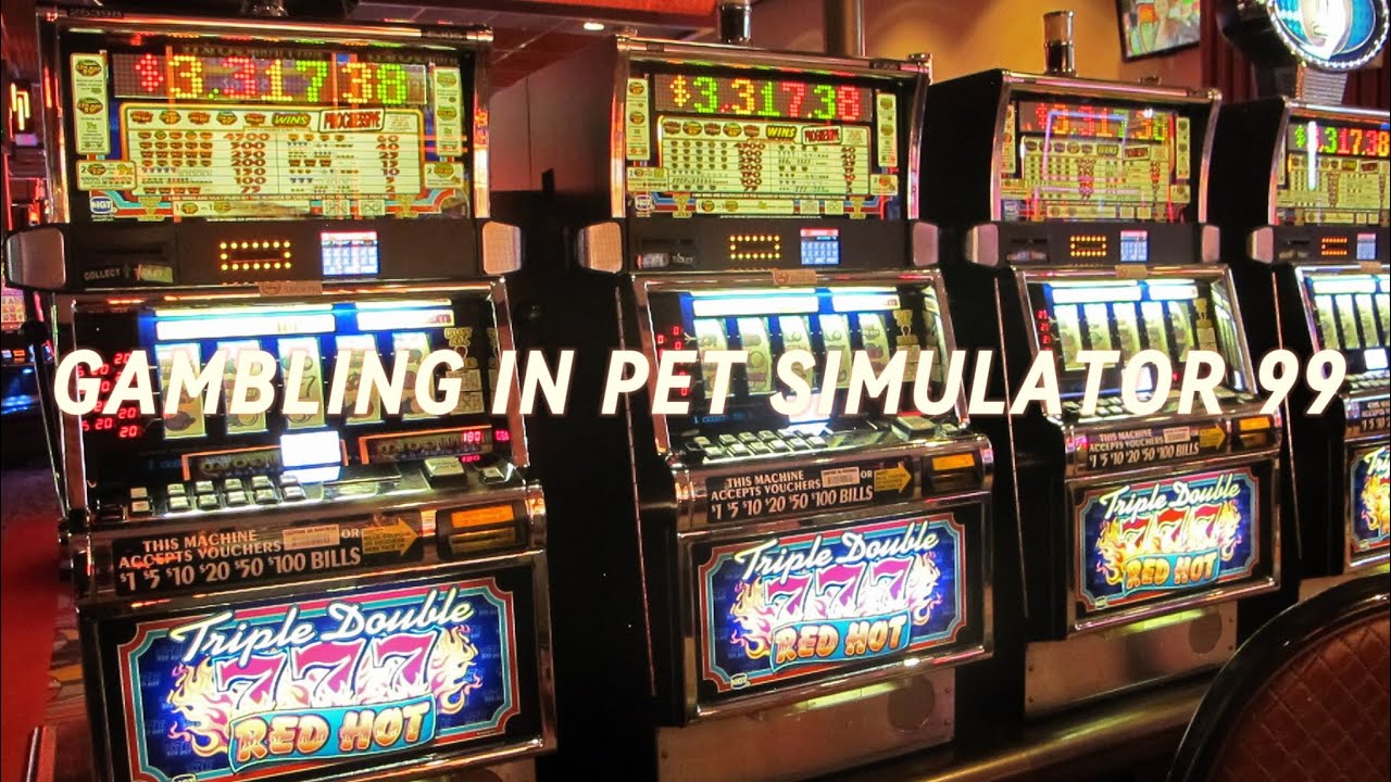 GAMBLING IN PET SIMULATOR 99 - YouTube