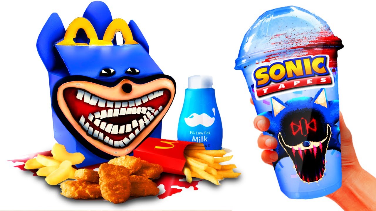 DO NOT ORDER SHIN SONIC HAPPY MEAL AT 3AM! NEW SONIC TAPES SHAKE & TOYS ...