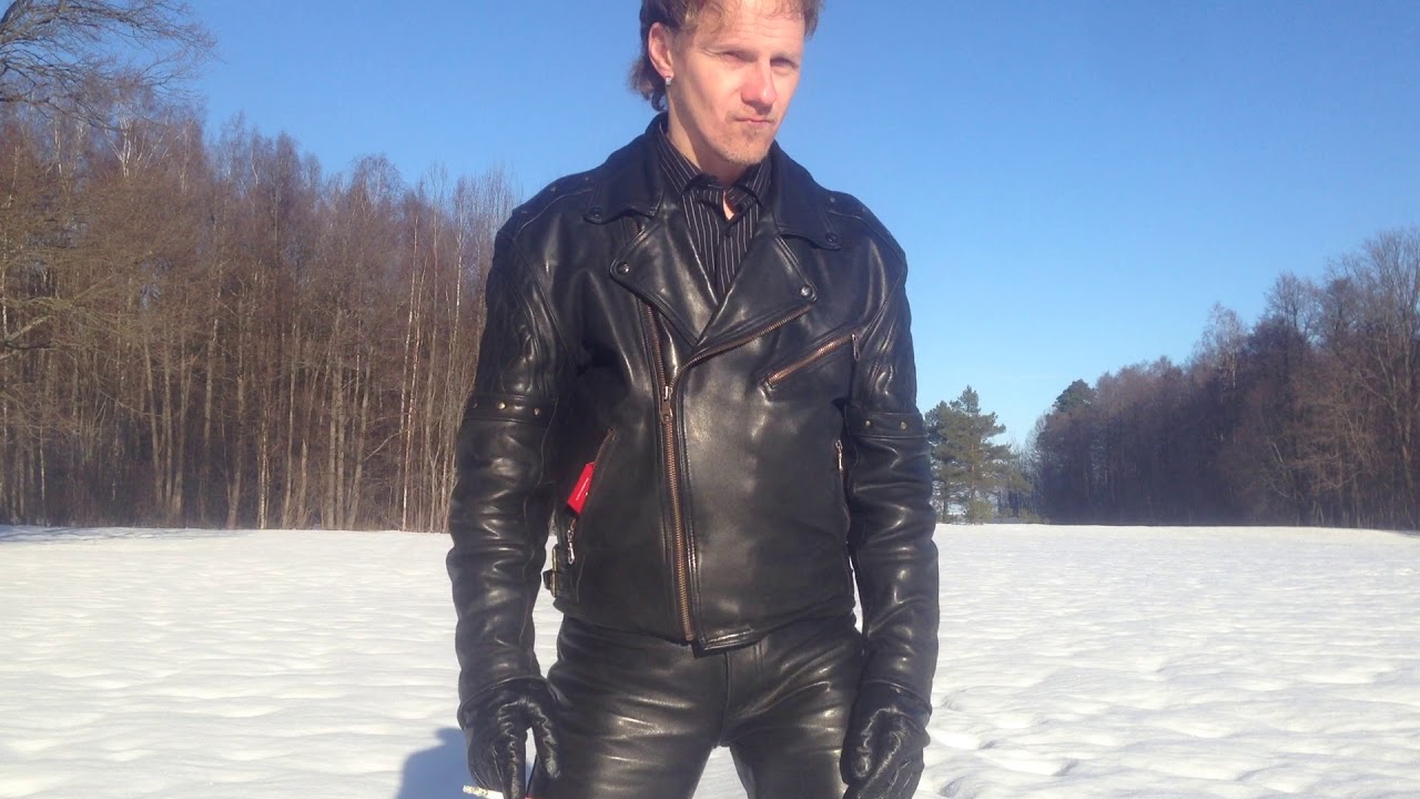 Leather Man Constantine Smoking Cigarette "Marlboro"!!! - YouTube