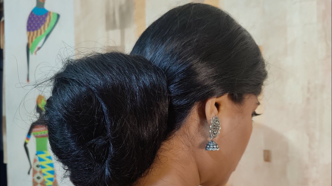 Easy & Quick bun hairstyle | How to make a hand bun in long hair # ...