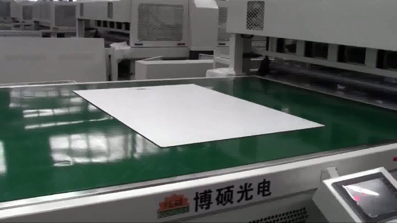 Boostsolar Automatic Laminator Operating - YouTube