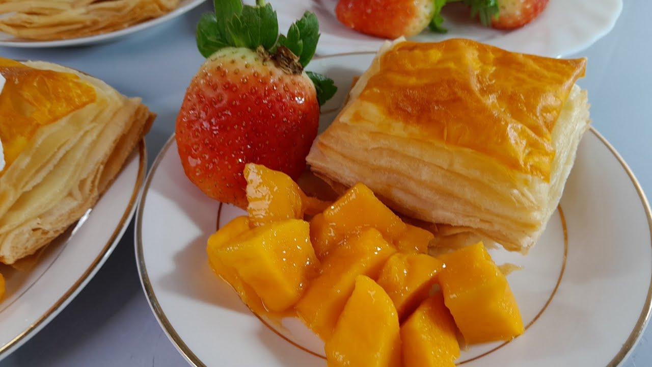 Puff Pastry homemade/banyak lapis nye dan rapuh sekali. - YouTube