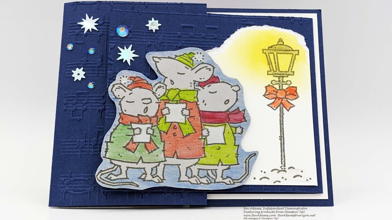 Caroling Mice Fun Fold - YouTube
