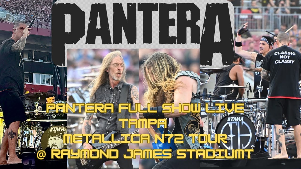 PANTERA- Full Show @ Raymond James Stadium 6/8/2025 - YouTube