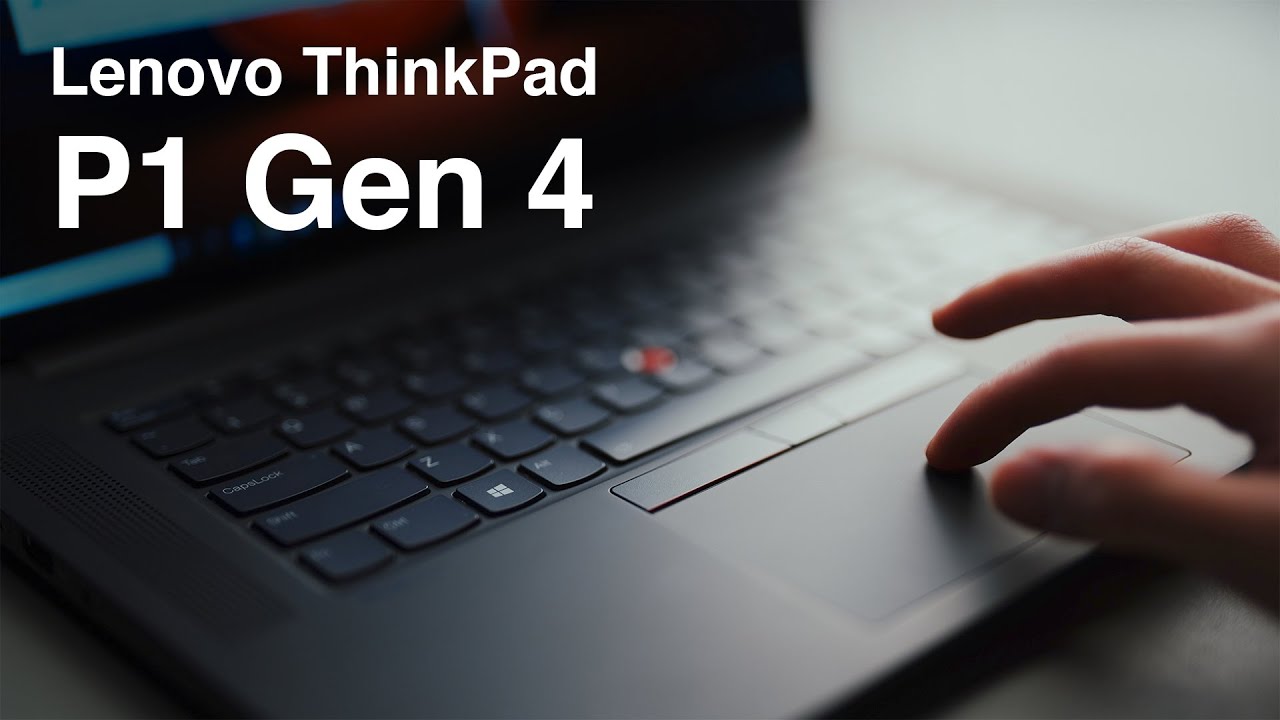 Lenovo ThinkPad P1 Gen 4 Unboxing and First Impressions - Lightweight ...