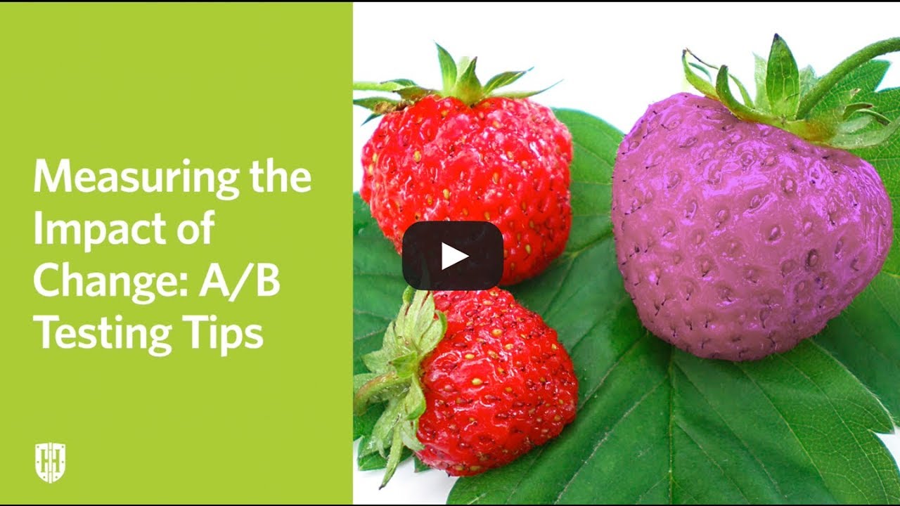 Measuring the Impact of Change: A/B Testing Tips - YouTube