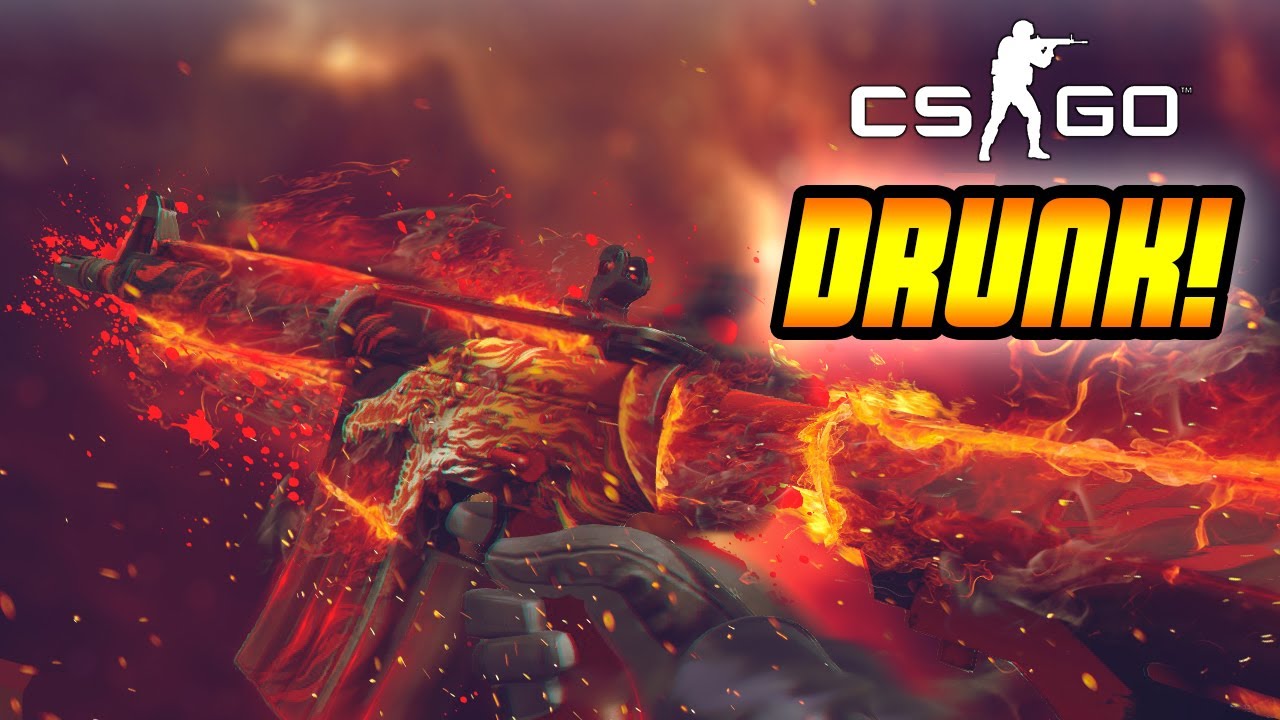 VERY DRUNK PLAYER ON CS:GO! - YouTube
