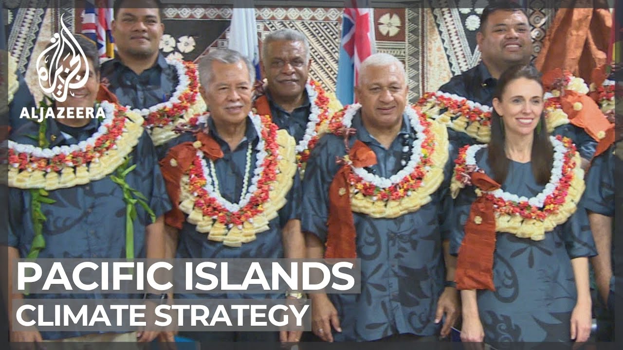 Pacific islands agree on 2050 climate strategy - YouTube