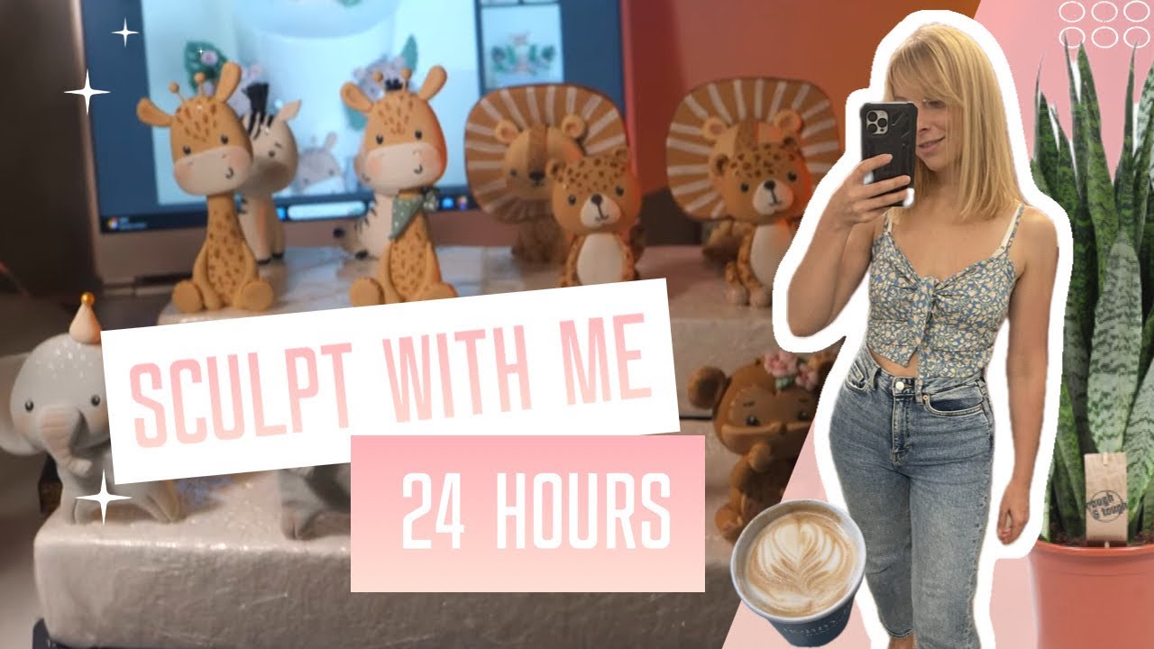 3. sculpting as much as i can in 24 hours| sculpt with me | small ...
