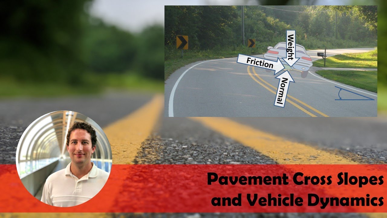 Pavement Cross Slopes and Vehicle Dynamics - YouTube