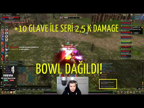 +10 GLAVE İLE 2,5 K SERİ DAMAGE ATAN WARRİOR | YahelJR | Knight Online