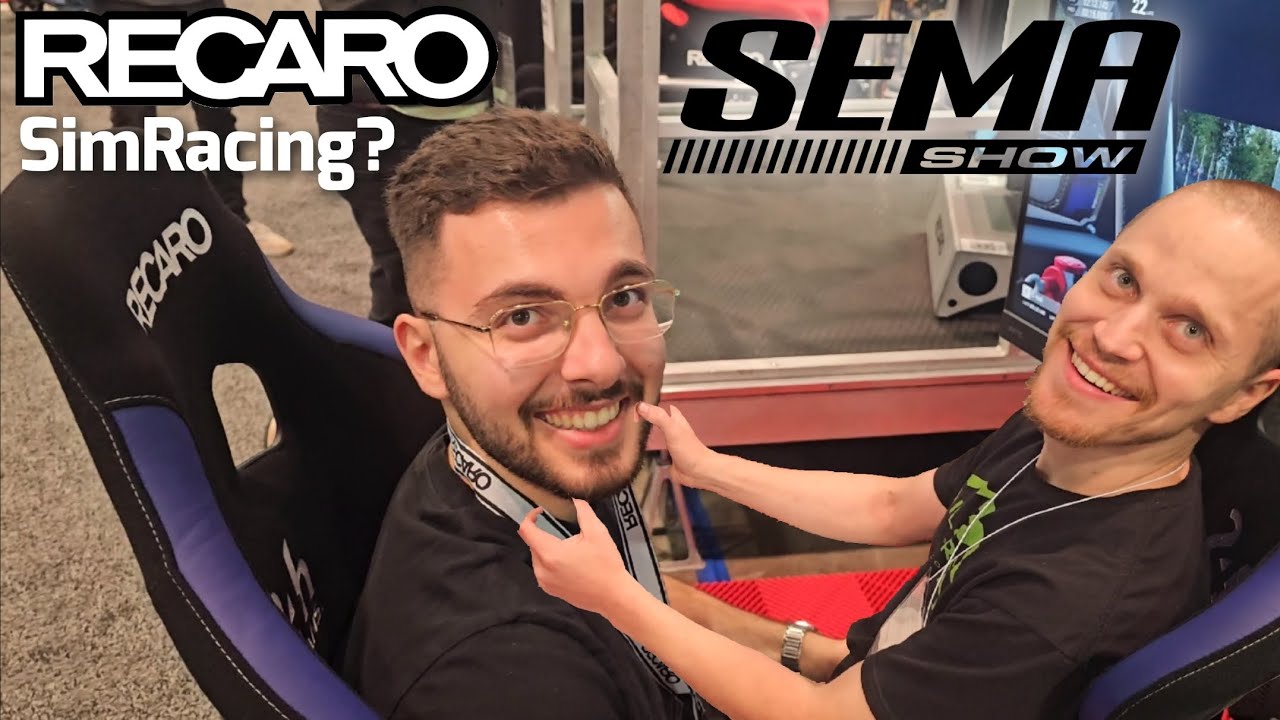 Recaro's Game-Changing SimRacing Haptic Feedback Seat!!! - YouTube