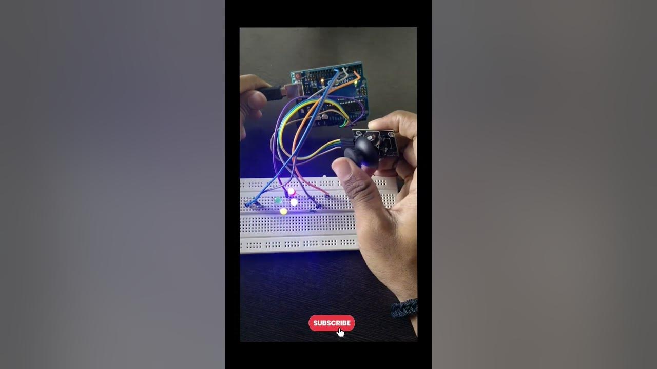 Controlling Leds Using Arduino Joystick Arduino Led Fade Using Joystick Arduino Joystick