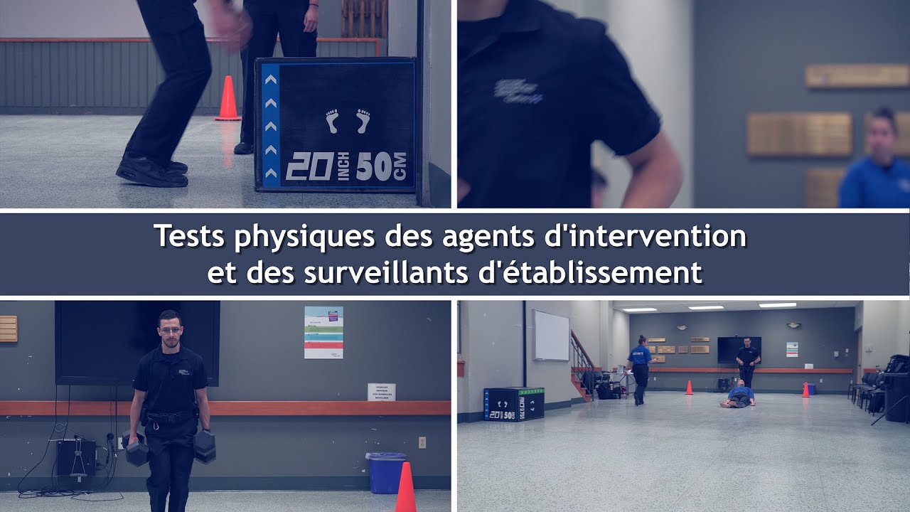 Tests physiques des agents d'intervention et des surveillants d ...