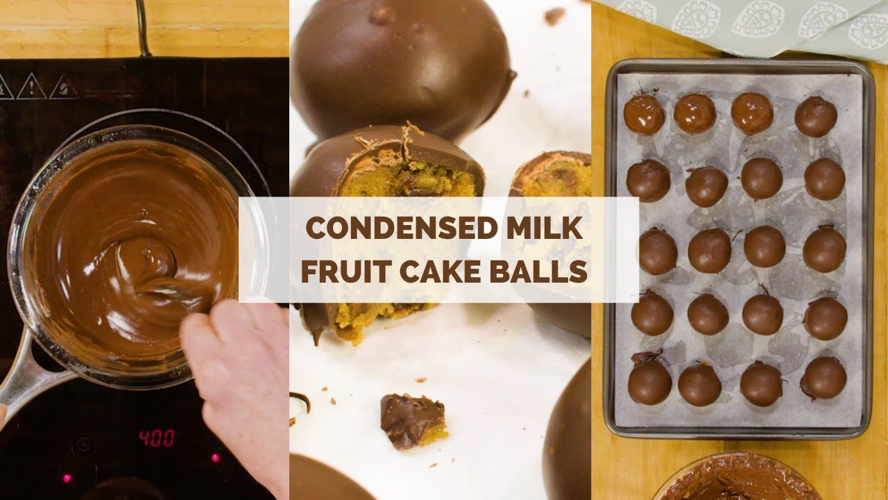 You Need These Condensed Milk Fruit Cake Balls This Christmas Australias Best Recipes Youtube