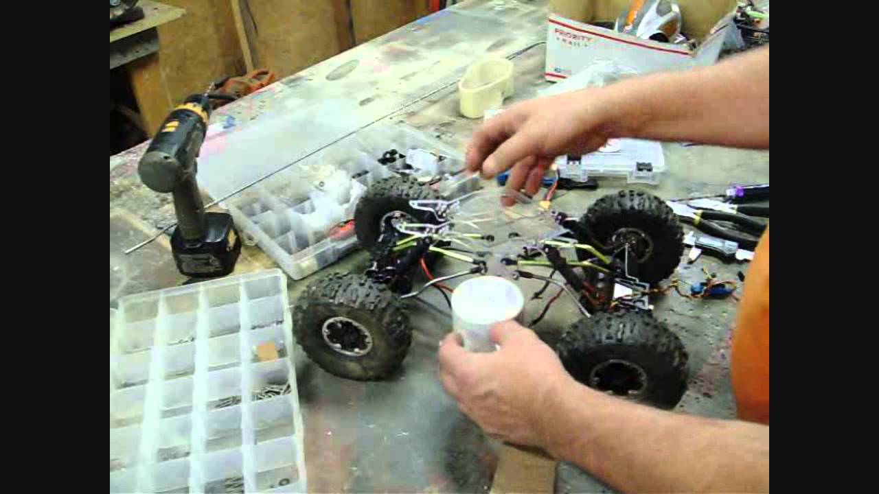 Building Custom RC Rock Crawler "Blood Moon" Part 2 Roller - YouTube