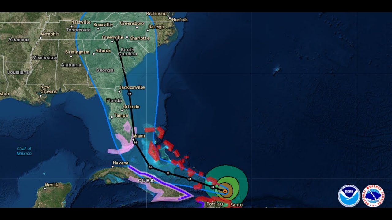 HURRICANE IRMA UPDATE 9/07/2017 - FLORIDA LANDFALL - STORM SURGE ...