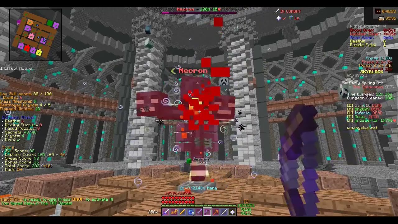 Free Carry = Necron Handle? (Necron Handle Drop) - (Hypixel Skyblock ...