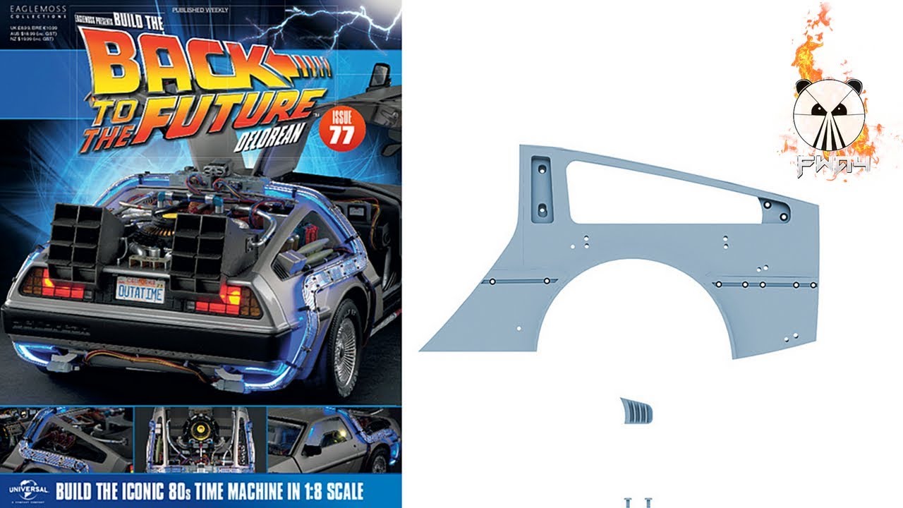 Build The Back To The Future Delorean: Issue 77 - Left Rear Quarter ...