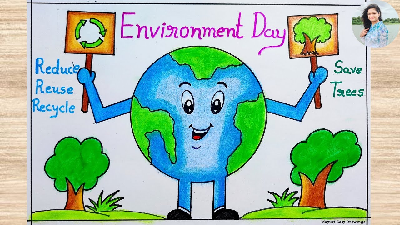 World Environment Day Drawing Easy and Beautiful / Drawing of ...