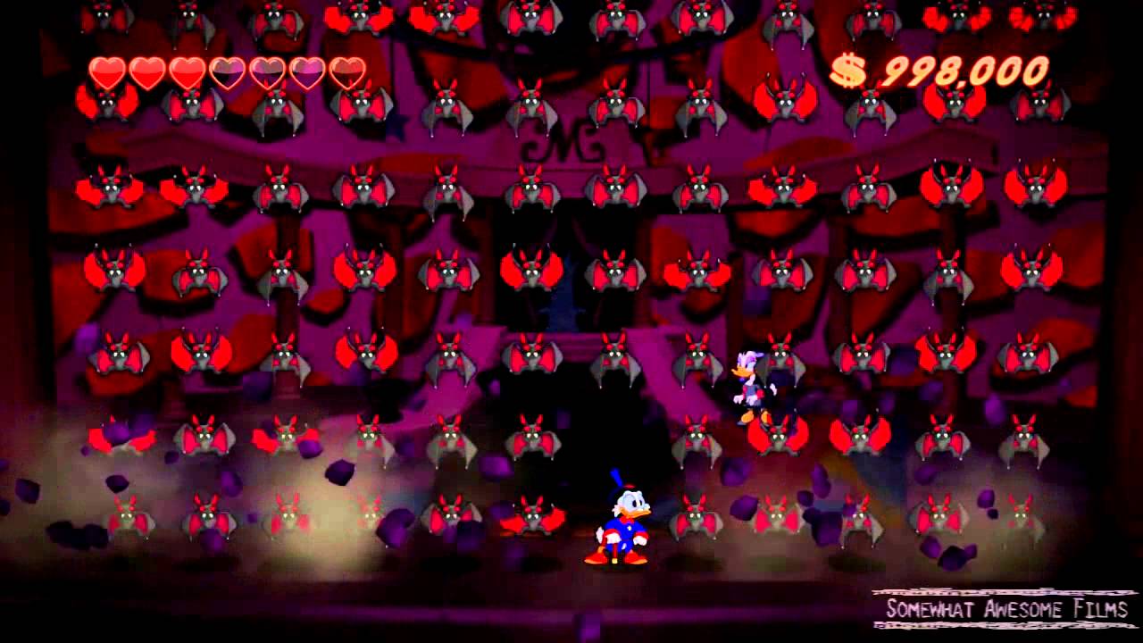 DuckTales Remastered Vesuvius Final Boss Dracula Duck - YouTube