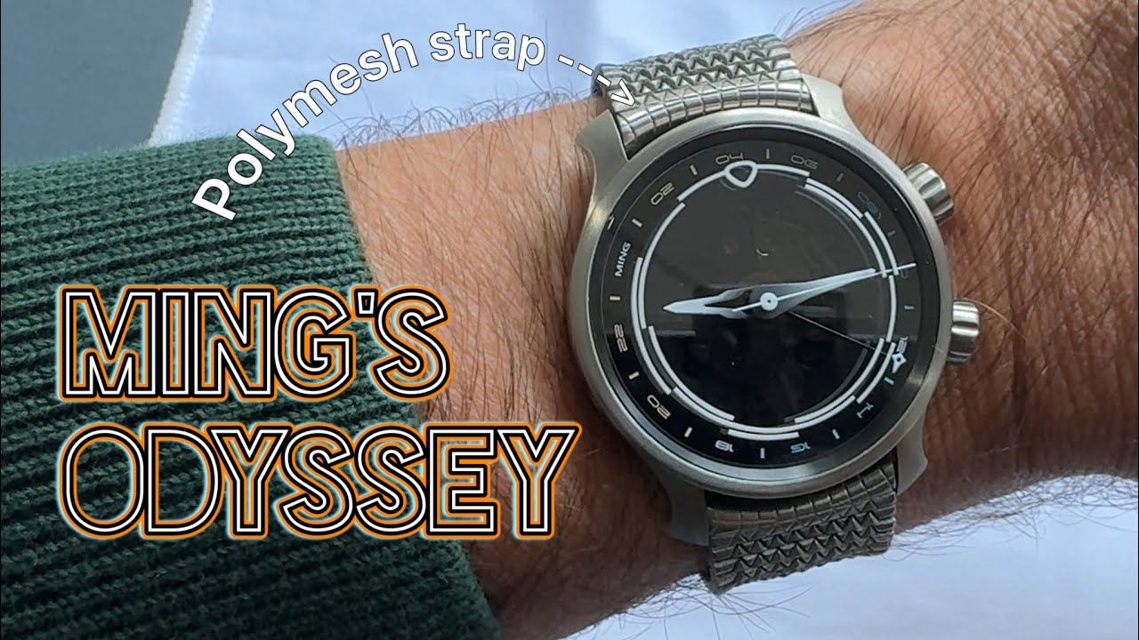 Ming 37.11 Odyssey on Polymesh Titanium bracelet - YouTube