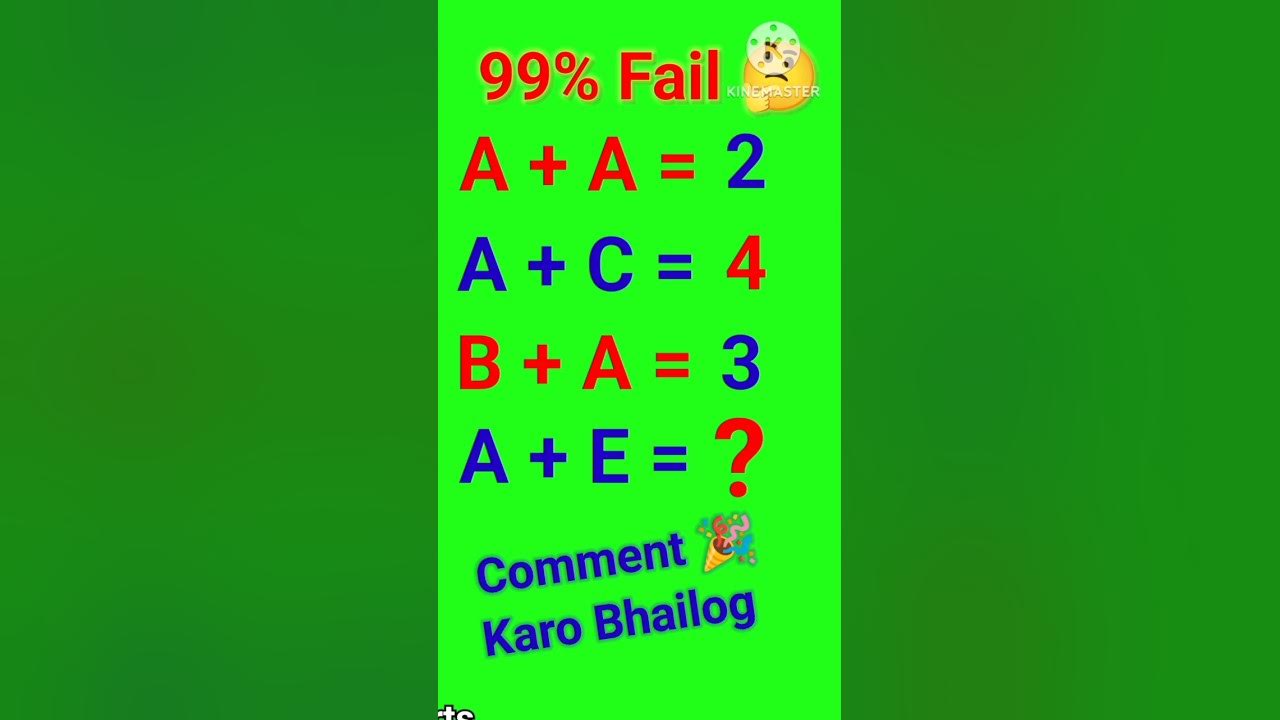 Maths Question Solve 🤔😎 Coment Please Maths Question Shorts Youtube