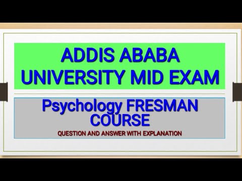 Psychology Mid Exam Freshman Course - YouTube