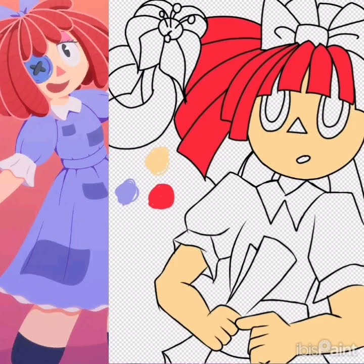 ragatha art It's easy to draw in touch but forget in mouse - YouTube