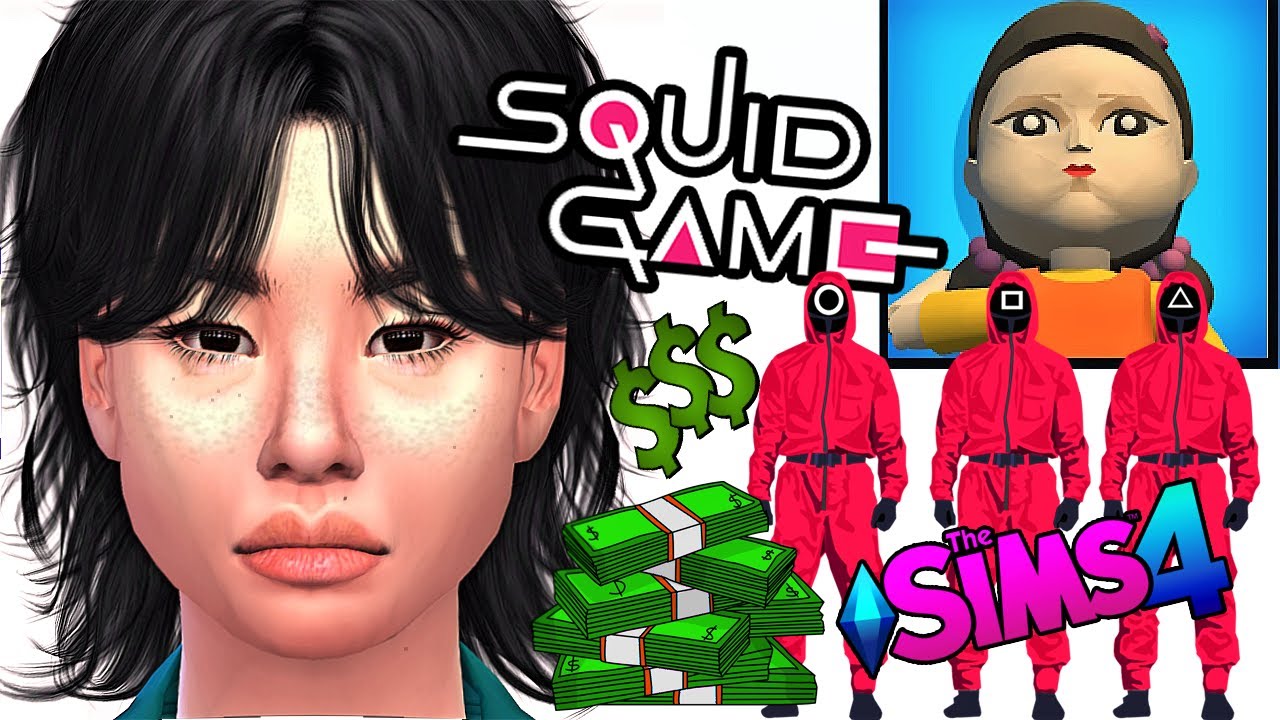 The Sims 4| Squid Game Sae| Create a sim🐙🚦🤑🔫 - YouTube