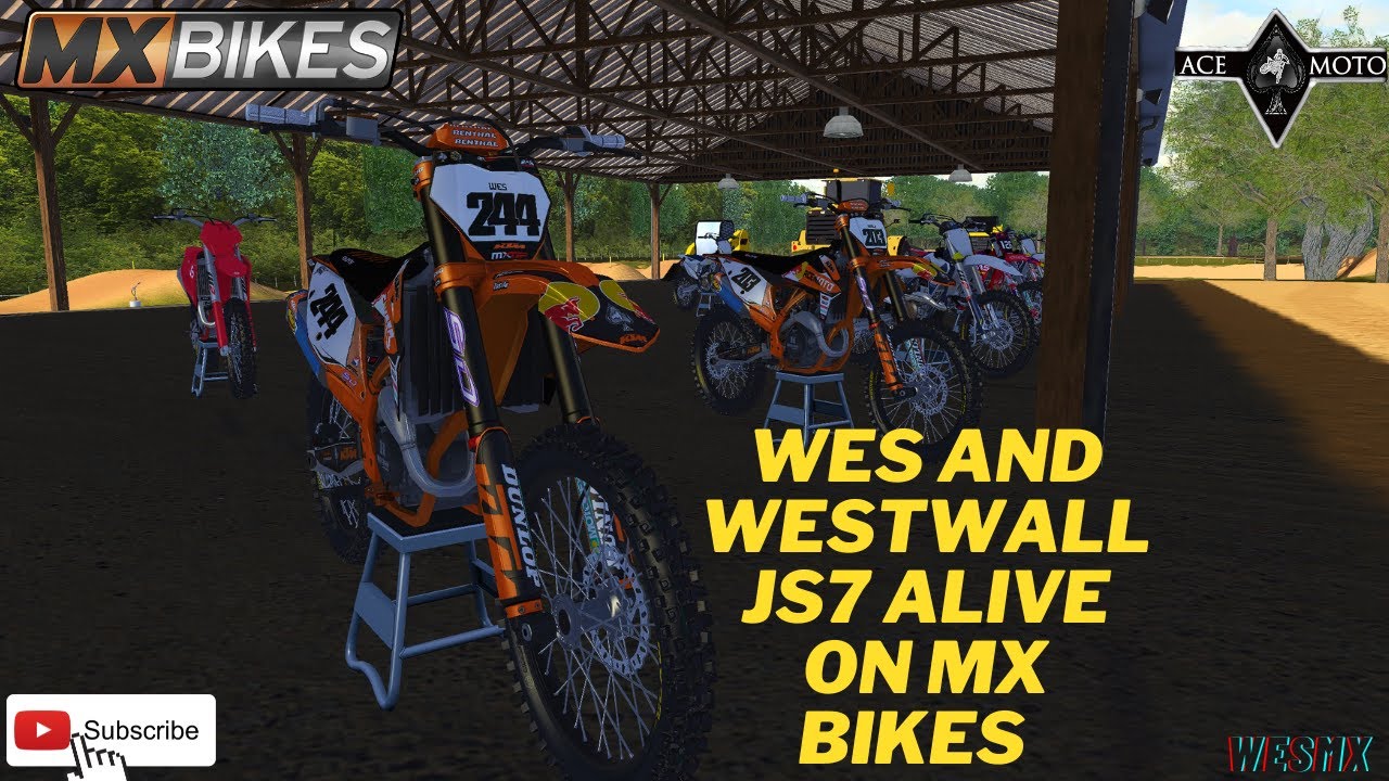 Westwall and Wes TAKE ON the INCREDIBLE JS7 Alive Compound on MX BIKES ...
