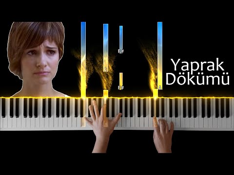 Yaprak Dökümü - Yoksun (Toygar Işıklı) | Piano Tutorial (Easy) - 4K