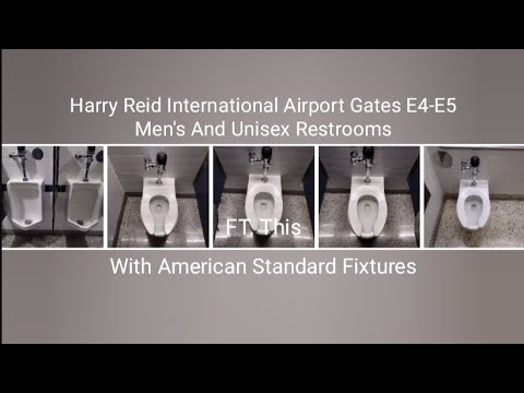 Harry Reid International Airport Gates E4-E5 Men's Restroom With ...