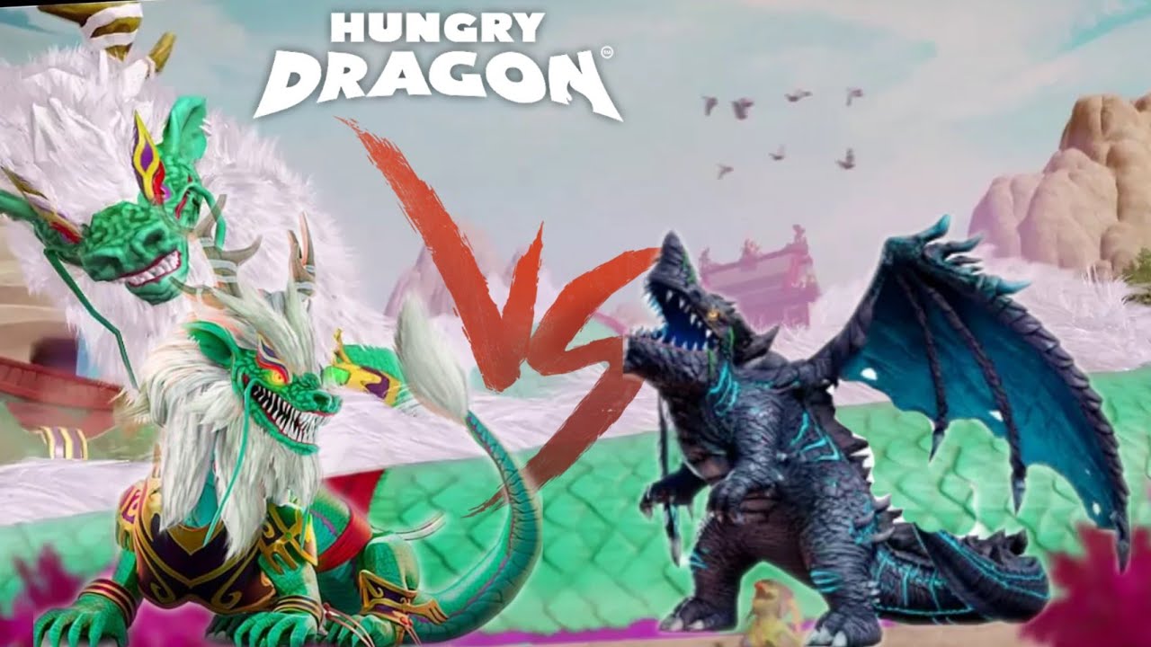 Jade Dragon vs Geogantis ! - Hungry Dragon - YouTube