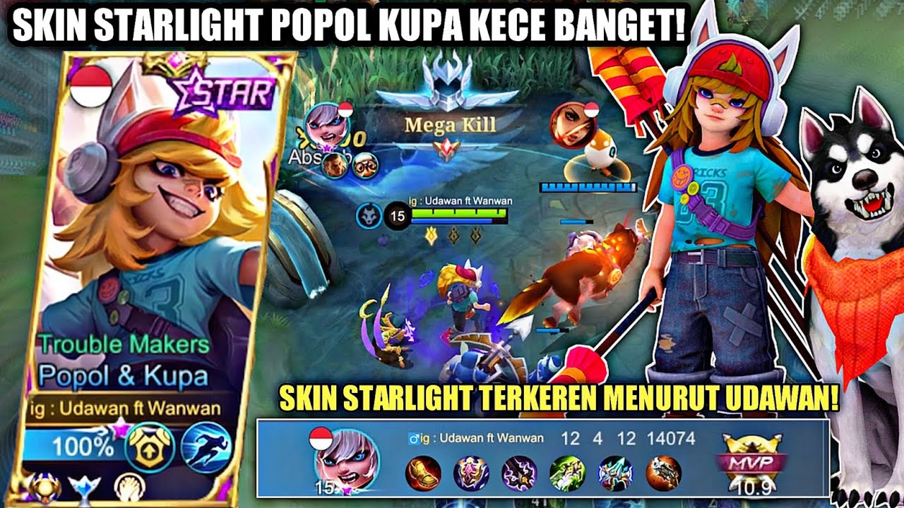AKHIRNYA GLOBAL WANWAN REVIEW SKIN STARLIGHT POPOL & KUPA! KITA BUAT ...