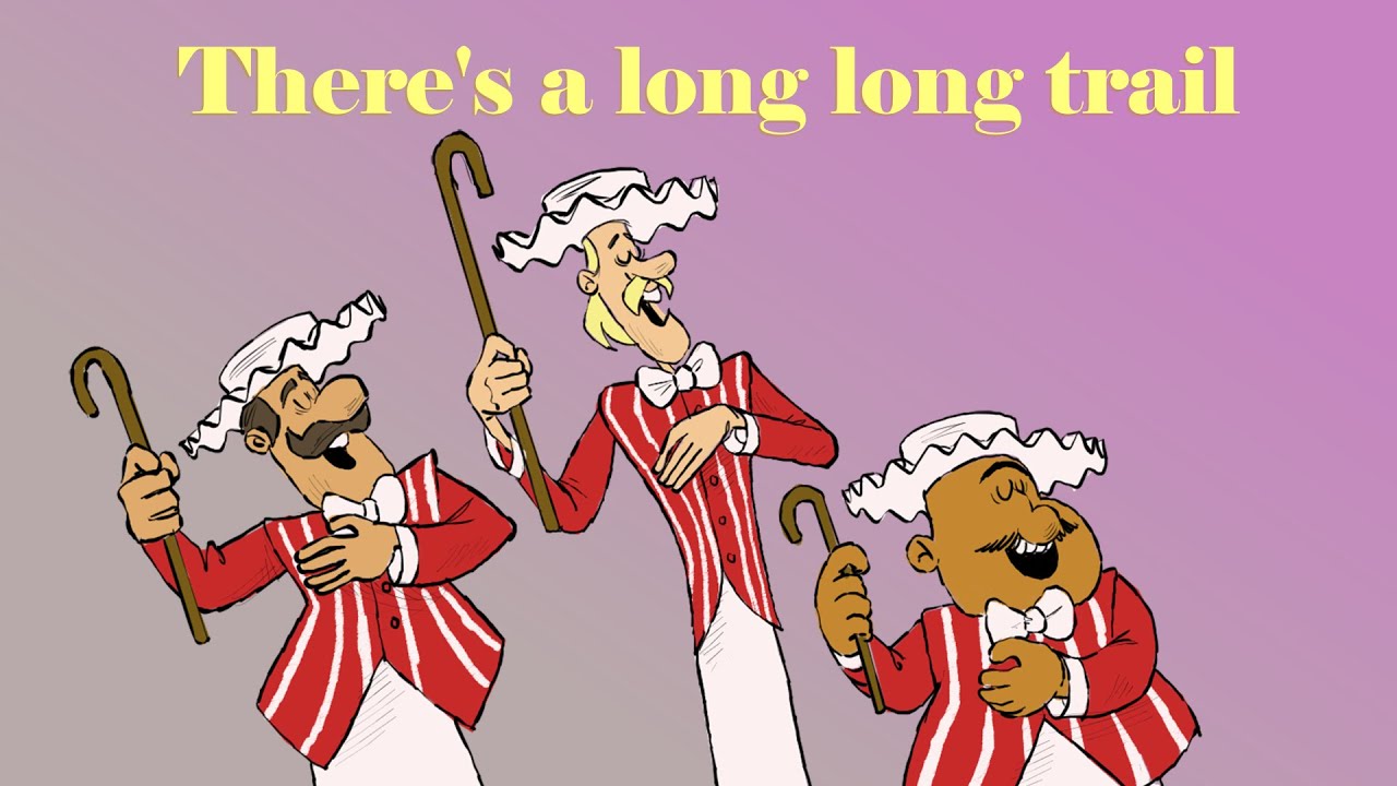 There's a long trail animation Alabama Studentegeselskap-'n Kleurspel ...