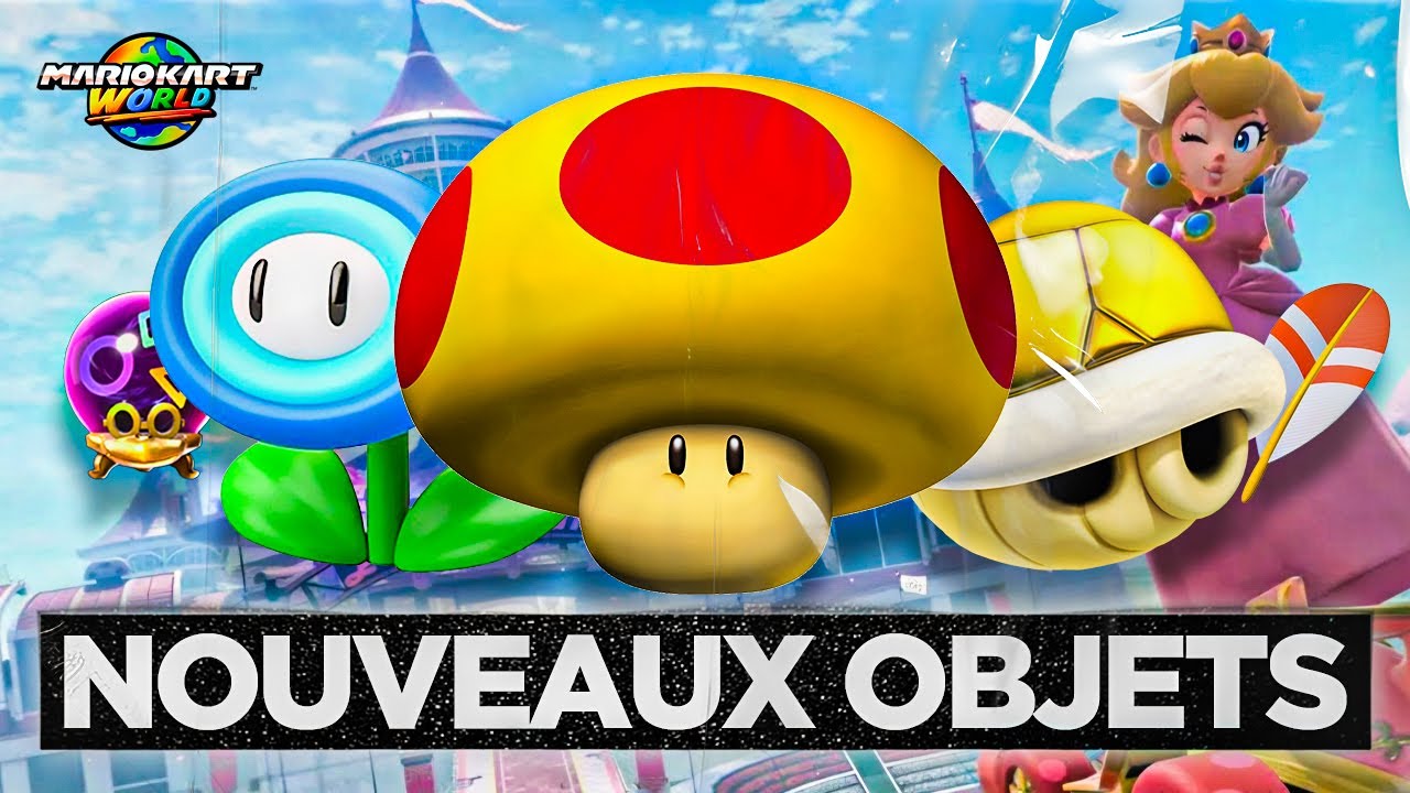 Les NOUVEAUX OBJETS de MARIO KART WORLD ! - YouTube