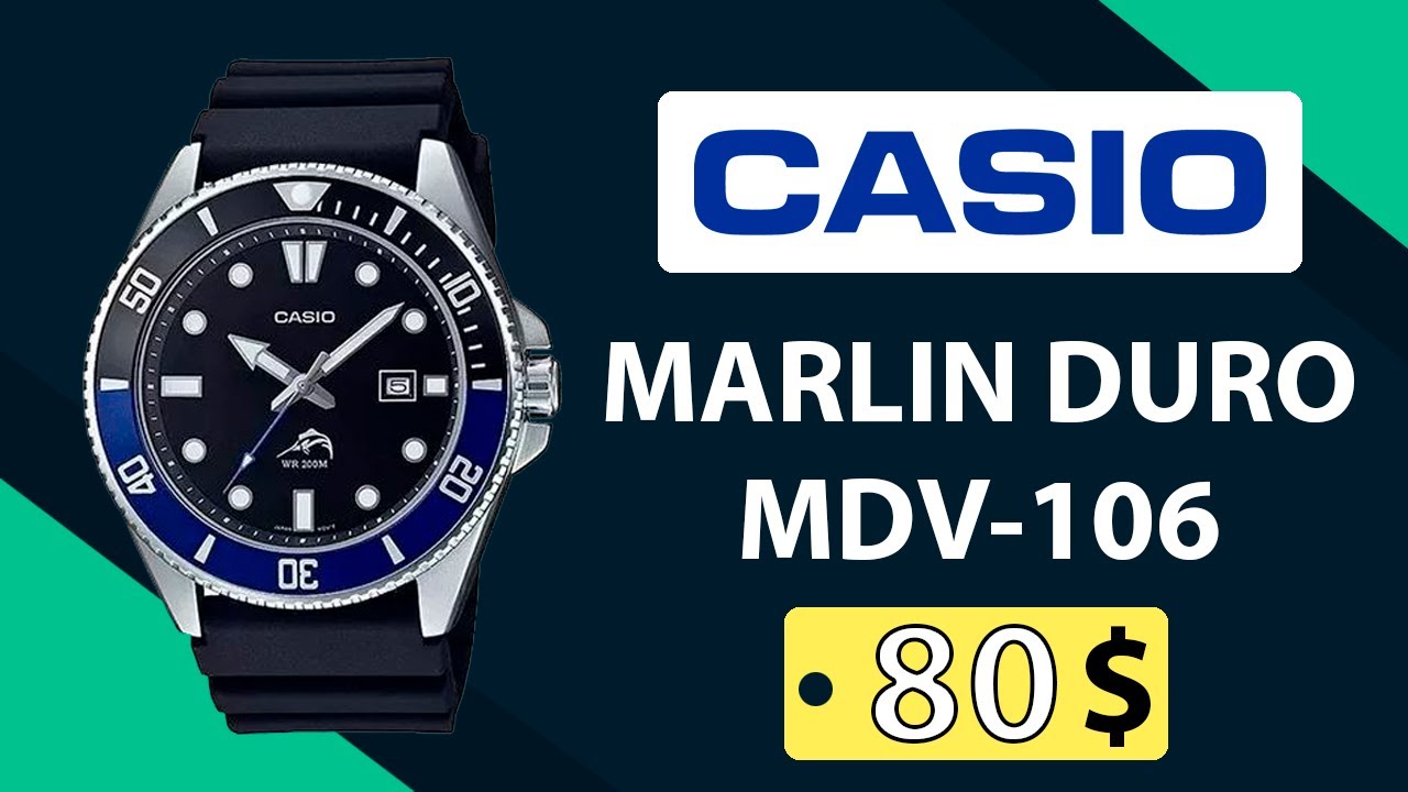 Casio Marlin Duro MDV-106, adiós al pez vela | Review en español - YouTube