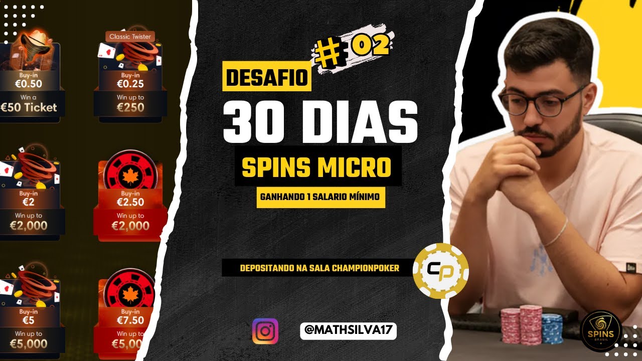 DESAFIO 30 DIAS SPINS MICRO: Episódio 2 - YouTube