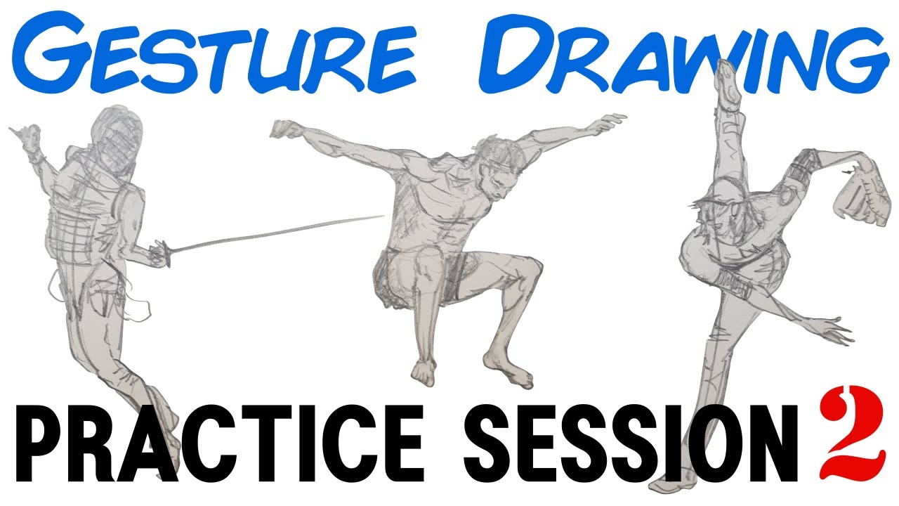 Gesture Drawing Practice : DRAW WITH ME - YouTube