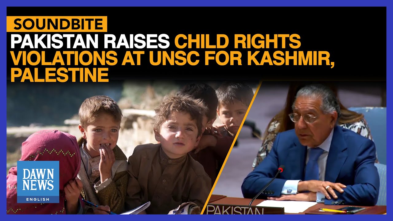UNSC: Pakistan Raises Child Rights Violations In Occupied Kashmir ...