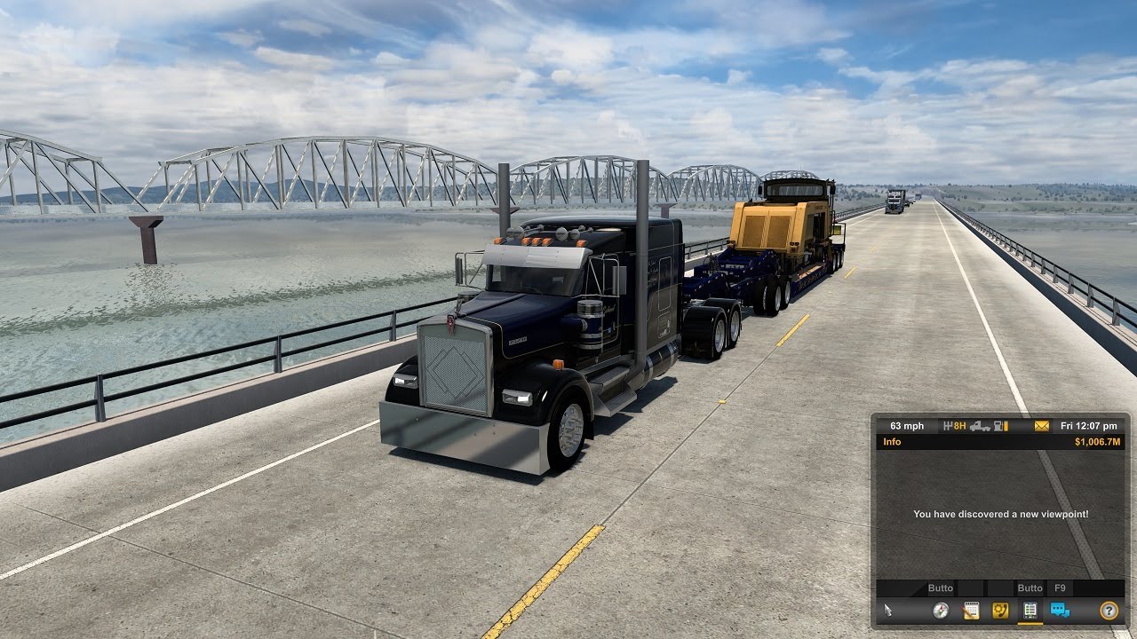 ATS Ruda Kenworth W900 from Fort Stockton to Del Rio Texas - YouTube