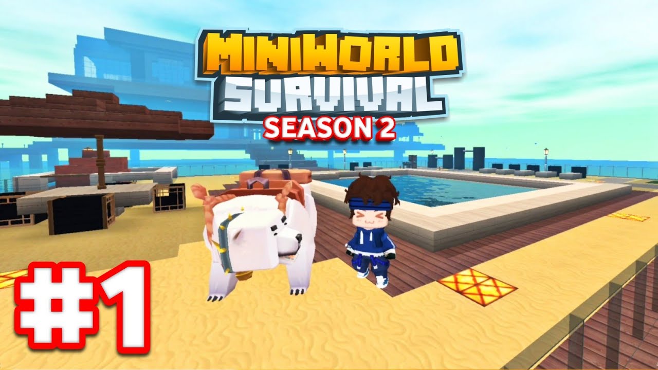 Mini World Survival: Season 2 #1 - House at Sea - YouTube