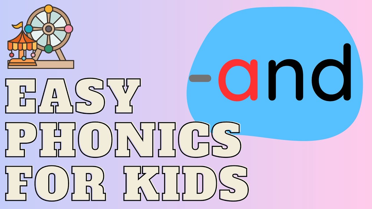 English Phonics For Kids | Word Family "and" | Easy Learning | Children ...