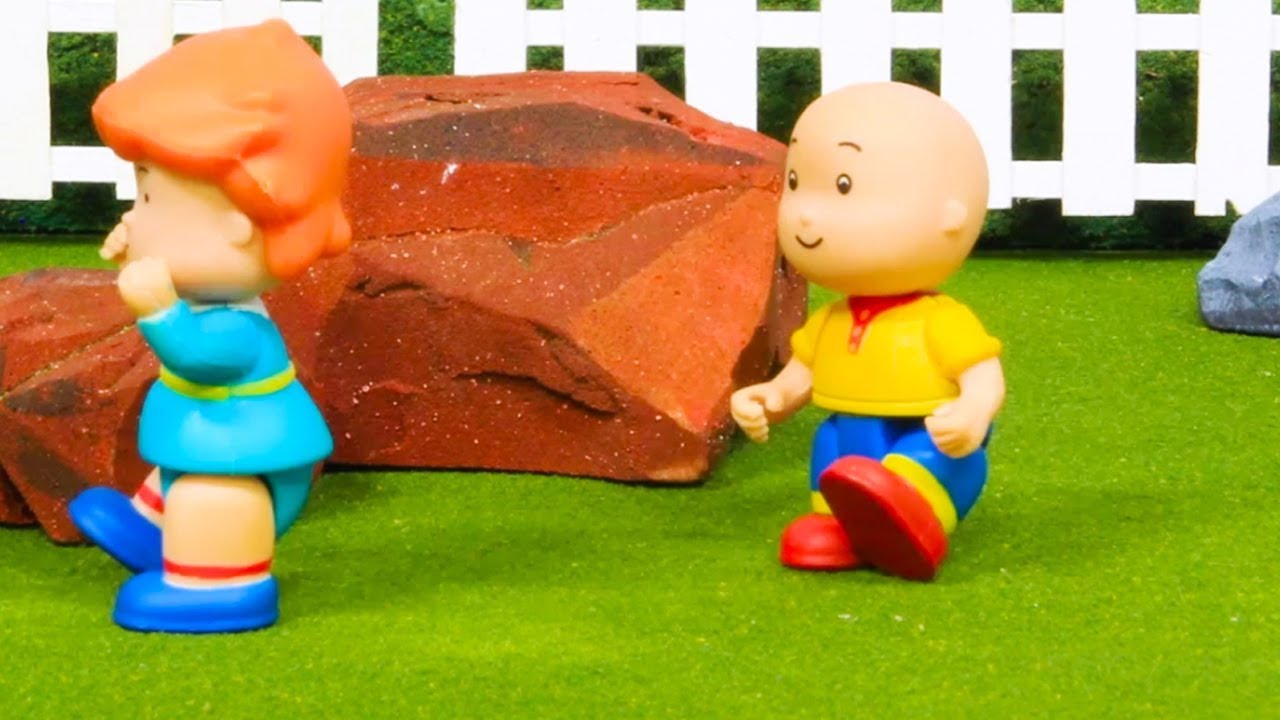 🏃 Caillou Plays Tag 🏃 | Funny Animated Kids show | Caillou Stop Motion ...